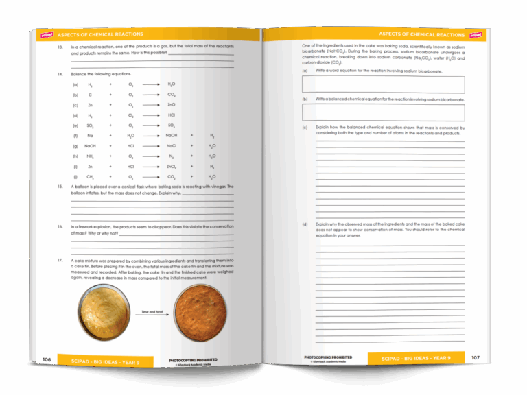 Year 9 | sciPAD Science Workbooks Australia | Secondary Science