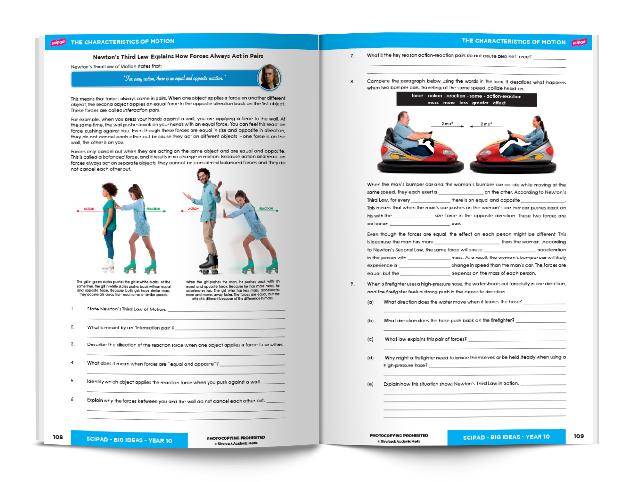 Year 10 | sciPAD Science Workbooks Australia | Secondary Science
